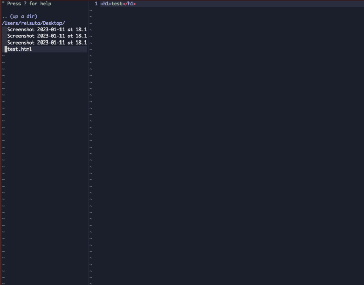Vimneovimプラグインのnerdtree導入でvscode化 フルスタックlinuxプログラミング